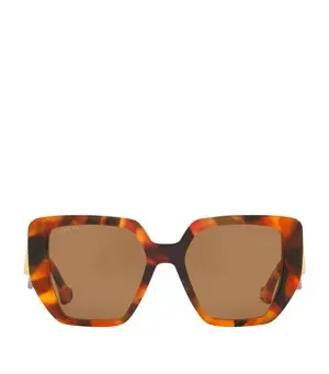 Gucci Acetate 0gc001595 Sunglasses Brown