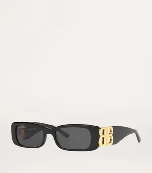 Balenciaga Acetate Sunglasses - Black
