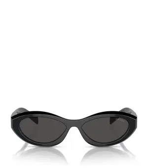 Prada Acetate 0pr 26zs Sunglasses - Black