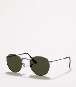 Ray-ban Round Metal Sunglasses - Grey