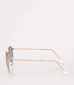 Ray-ban Round Metal Sunglasses - Gold