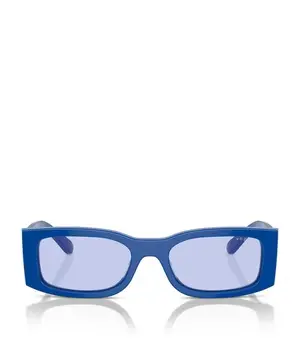VOGUE Acetate Rectangle Sunglasses - Blue