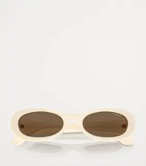 VOGUE Metal Sunglasses - White