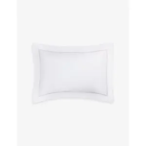 THE WHITE COMPANY Pembridge Supima Large Cotton Oxford Single Pillowcase 50cm X 50cm - Mushroom