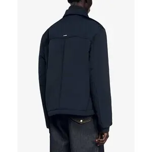 Sandro Regular-fit Shell Jacket - Navy Blue