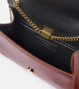 Saint Laurent Kate Patent Leather Wallet On Chain