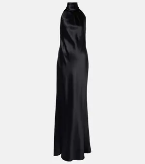 Ralph Lauren Chilton Halterneck Gown - Black