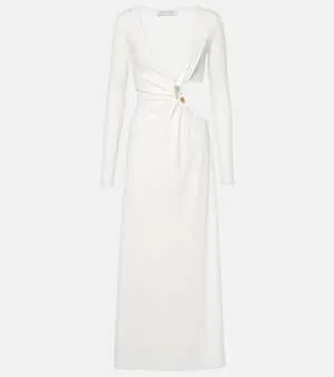 Christopher Esber Cavern Stone Gown - White
