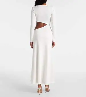 Christopher Esber Cavern Stone Gown - White