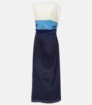 SIR. SIR Mariner Printed Silk Maxi Dress