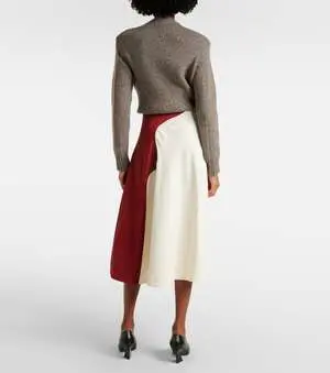 Bottega Veneta Intrecciato Midi Skirt