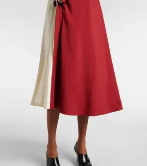 Bottega Veneta Intrecciato Midi Skirt