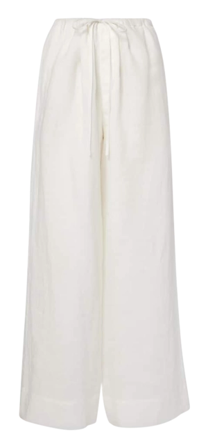 SIR. Rosalia Mid-rise Wide-leg Pants - White