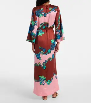 ALEMAIS Alémais Printed Maxi Dress
