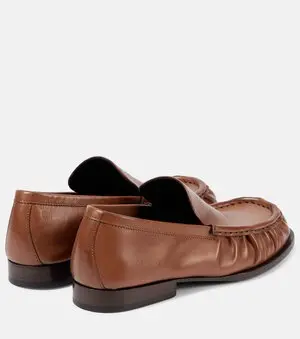 Dries Van Noten Leather Loafers - Brown