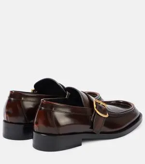 Dries Van Noten Leather Loafers - Brown