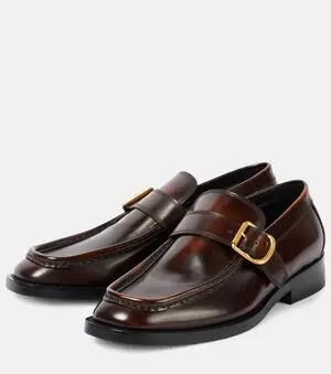 Dries Van Noten Leather Loafers - Brown