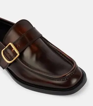 Dries Van Noten Leather Loafers - Brown