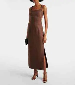 SIR. Linen Midi Dress