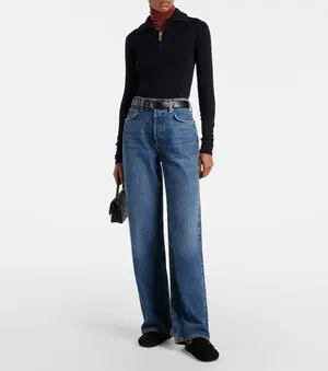 Tory Burch Mellow Suede Mules - Black