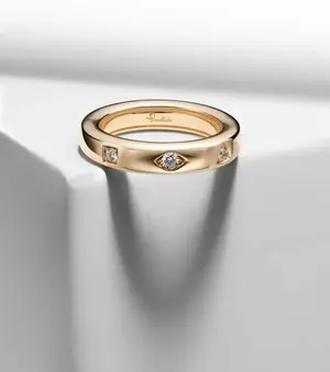 Pomellato Iconica Extra Slim Diamond Ring - Gold