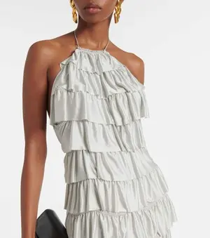 TOM FORD Ruffled Tiered Gown