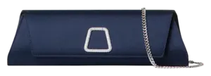 Akris Anouk Small Satin Clutch Bag Denim