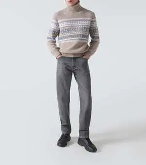 Zegna Roccia Faded Straight Jeans