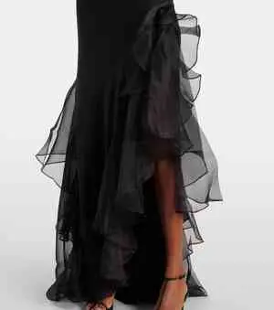 SIR. Sage Flounce Maxi Dress