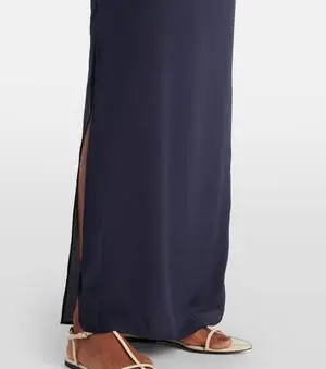 SIR. Mariner Printed Silk Maxi Dress