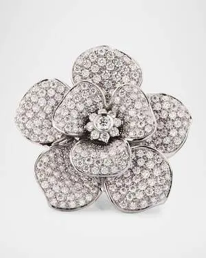 LEO PIZZO Flora Diamond Ring - White Gold