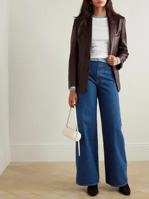 SLVRLAKE Eva High-rise Wide-leg Jeans