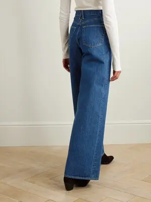 SLVRLAKE Eva High-rise Wide-leg Jeans