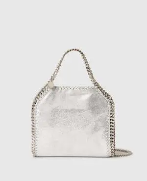 Stella McCartney Falabella Mini Tote Bag - Silver
