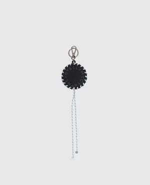 Stella McCartney Logo Keyring - Black