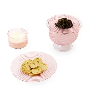 HOUSES & PARTIES Twist Caviar Service Glassware
