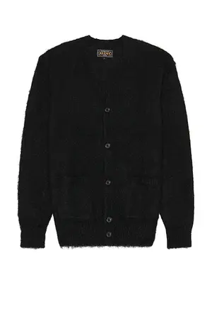 BEAMS Cardigan Stretch Mohair