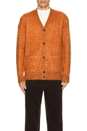 BEAMS Cardigan Stretch Mohair