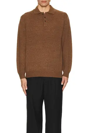 BEAMS Knit Polo 9g Sweater