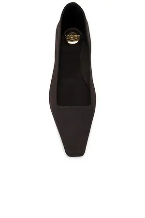 Saint Laurent Poppy Ballerina Flat - Nero