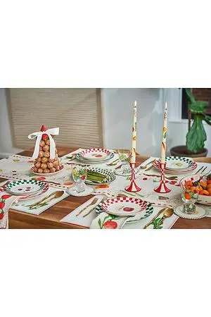 MISETTE Hand Painted Ceramic Candleholder