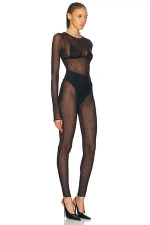Oseree Crystal-embellished Jumpsuit