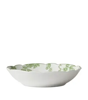 Bernardaud Porcelain Albertine Coupe Soup Bowl - Green