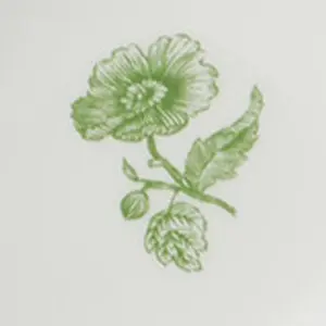 Bernardaud Porcelain Albertine Coupe Soup Bowl - Green