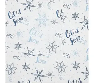 TRULY SOFT Let It Snow Twin Flannel Sheet Set