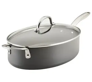 RACHAEL RAY Professional Covered Oval Saute Pan W/handle 5qt - One-color