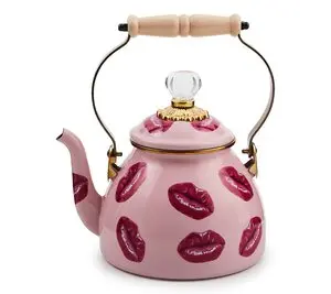 MACKENZIE-CHILDS Tea Kettle Collective Kiss Me 2qt Tea Kettle - One-color