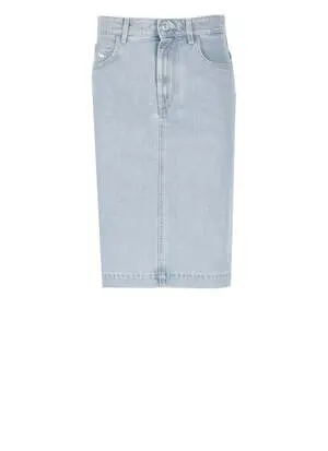 Maison Kitsuné Cotton Skirt - Blue