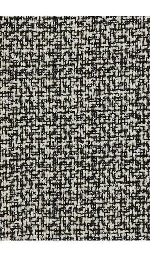 WAO Boucle Tweed Shirt Jacket In Black