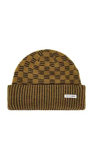 AUTUMN Squared Beanie - Fir Black